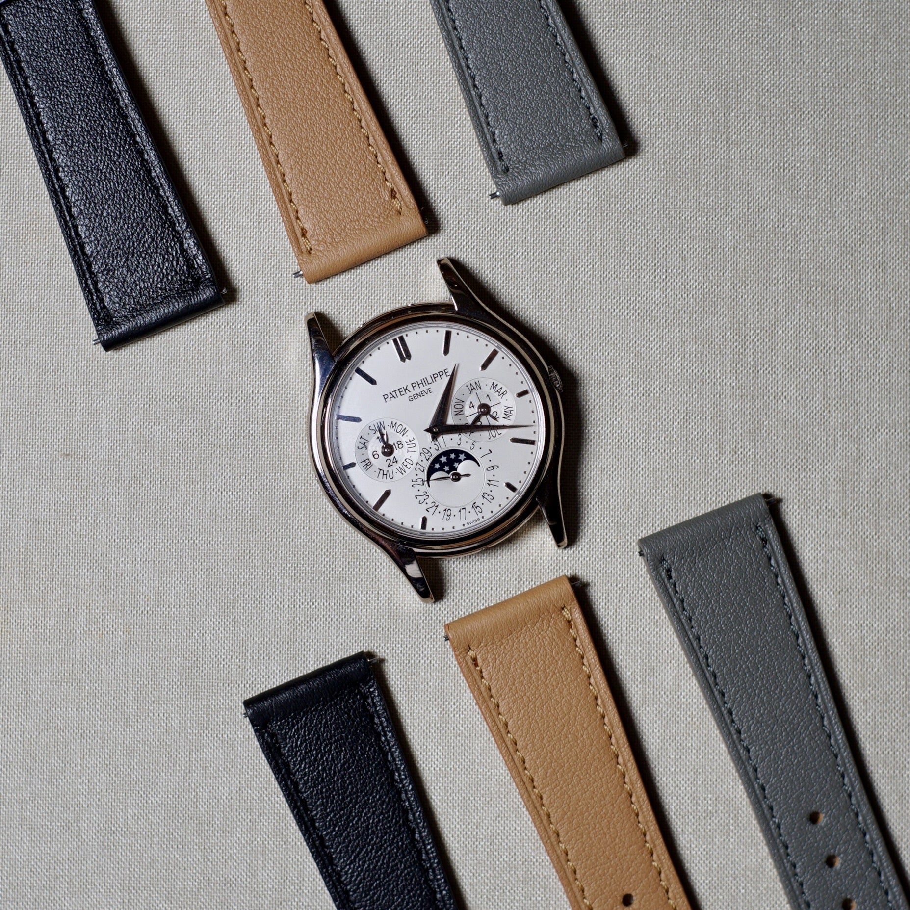 Smooth Calf Leather Watch Straps | Quaint & Collectible